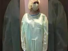 Abito eliminabile 25g di isolamento delle speci SMS per impenetrabilità di Of dell'infermiere dell'ospedale