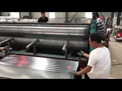 Aluminum corrugated board