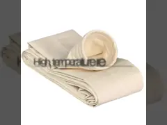 Aramid needle felt filter bag