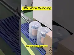 China 0.35mm TIW Triple Layer Insulated Copper Winding Wire Triple Insulated Magnet Wire for Transformer for sale