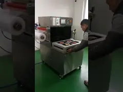 100m3 h-Machine van de de Huidverpakking van Voedseltray sealing machine meal 450KG de Vacuüm