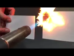 Feuille mince d‘isolation d‘Aerogel d‘essai de feu contre le produit en céramique