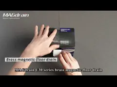 Magdrain Flex Universal Magnetic Brass Floor Drain Balcony Floor Waste