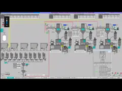 Automatic Feeding Weighing Mixing Conveying System For SPC Floor Production Line