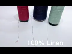 High products 1/24NM*6 Yarn Dyed 100% Yarn Linen Spinning Linen material yarn for weave