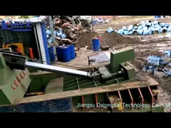 Macchina idraulica della pressa per balle del residuo dell‘acciaio del metallo (lato elimina)