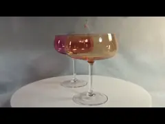 Colored Coupe Glasses | Champagne Coupe Glasses | Glassware Manufacturer & Wholesaler in China