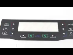 PET Panel Metal Dome Button FPC Backlit Membrane Switch
