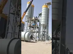 MG 30T/H full automatic dry mortar plant equip bulk truck loading system and sand dryer