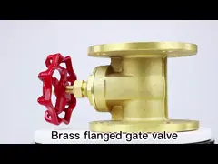 Industrial Brass Rising Stem Globe Valve DN50 PN16 Normal Temperature