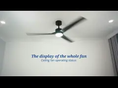 중국 220V 240V 50HZ 플래스틱 천장 팬 램프 37.6W DC 모터 6 속도 판매용