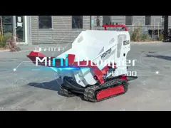 China Petrol Engine Epa Mini Crawler Dumper Transporter Rubber Track Dumper HT500 for sale