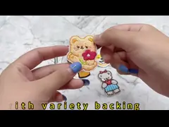 Cute Children Clothing Eco Friendly Iron On Custom Patches Embroidery Patches For Bags