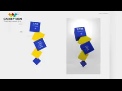 Custom Led Outdoor Campus Wayfinding Signage
