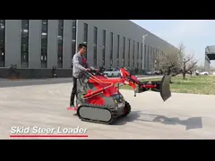 China Euro 5 CE EPA Mini Skid Steer Loader Multifunctional Engineering Vehicles for sale