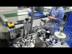 Bottom Labelling Machine with automatic feeder