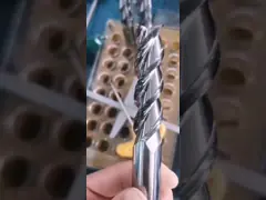 3 flutes aluminum end mill