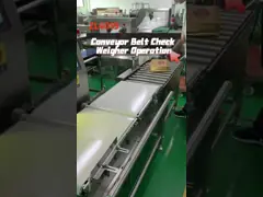 Peso da correia transportadora que verifica a máquina com o jato do braço/ar da rejeição/empurrador pneumático