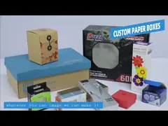 China Multicolor PDF Files Printed Paper Box Recyclable Custom Silver Tea Gift Box for sale