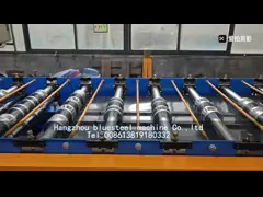 China IBR Color Steel Sheet Roof Panel Making Roll Forming Machine With 8-25m / Min Speed for sale