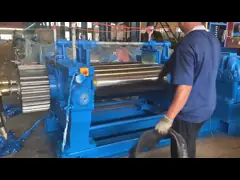 Silicone Rubber Mixing Mill Machine 55kw Two Roll Mill For Rubber Compounding