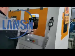 PLC Touch Screen CNC Pipe Notching Machine For Car Headrest