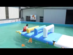 Bouncia Inflatable Water Game Sale |Try to Cross the Different Height Hurdles as Quickly as Possible