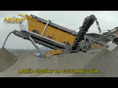 Mobile Crusher on site