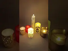Many different styles of LED candle lights