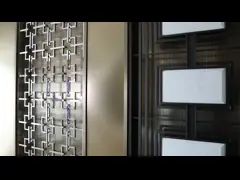 1219X2438mm Metal Surface Stainless Steel Room Divider For Hotel Lobby Partition