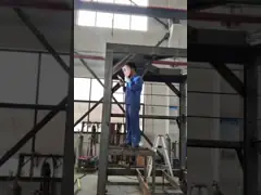 Installazione di produzione dell‘evaporatore di vuoto di acciaio inossidabile