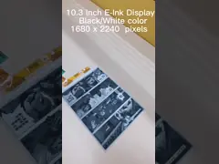 China 10.3 Inch Color Epaper Display,  400x300 Dot Matrix Colour Eink Display for sale