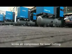 16 Bar 11kW PM Belt Driven Electric Fiber Laser Cutting Screw Air Compressor