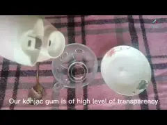 L‘estratto Konjac Glucomannan spolverizza la gomma Konjac 60%~95% idrocolloide naturale