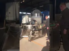 China Industrial Electric Gas Steam Jacketed Pot With Agitator Steam Pot Suit for sale