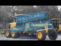 Hydraulic Brake System Heavy Equipment Motor Grader Mini For Road Construction