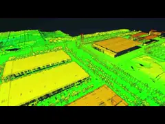 Sistema de varredura LiDAR série GAirHawk GS-1500N 8 ecos mapeamento aéreo VTOL de detecção longa