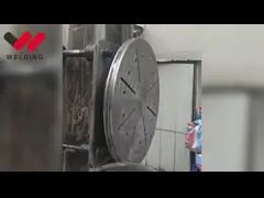 Single Axis Rotary Welding Positioner 15tons Head And Tail Stock