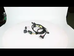 China Black Overmolding Push Pull Cable Assemblies Ul 20059 Push Pull For Rolux for sale
