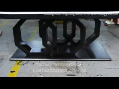 4 circles legs texas poker table