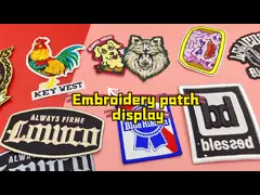 Wholesale Custom Washable Decorative Iron On Patches Merrow Border For Jeans