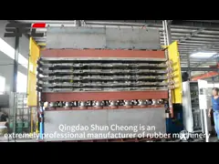 China Heating Press Frame Type Plate Rubber Vulcanizing Press / Tire Tread Machine for sale