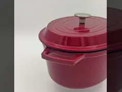 enamel cast iron oval casserole