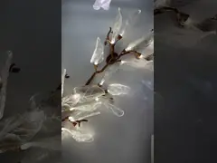 Copper Tree Branch Chandelier