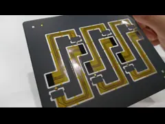 Rectangular rigid flexible circuit board