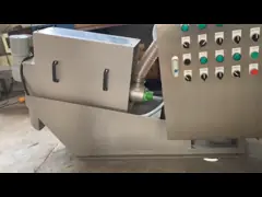 Solid Liquid Separator Sewage Sludge Dewatering Machine Full Automated