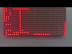 China P10 Single Green Led Display Module DIP Outdoor Waterproof 32*16 Matrix 1/4 Scan for sale