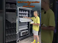 Refilling comparation, spiral vending machine VS weight sensing smart fridge vending machine