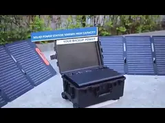 China 300w Portable Battery Charging Station 72000mAh Lifepo4 Mobile Solar Power Station for sale