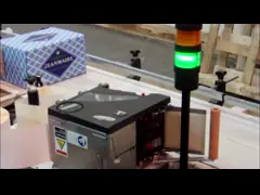 Top Side Flat Printer Label Applicator For Barcode Date QR Code